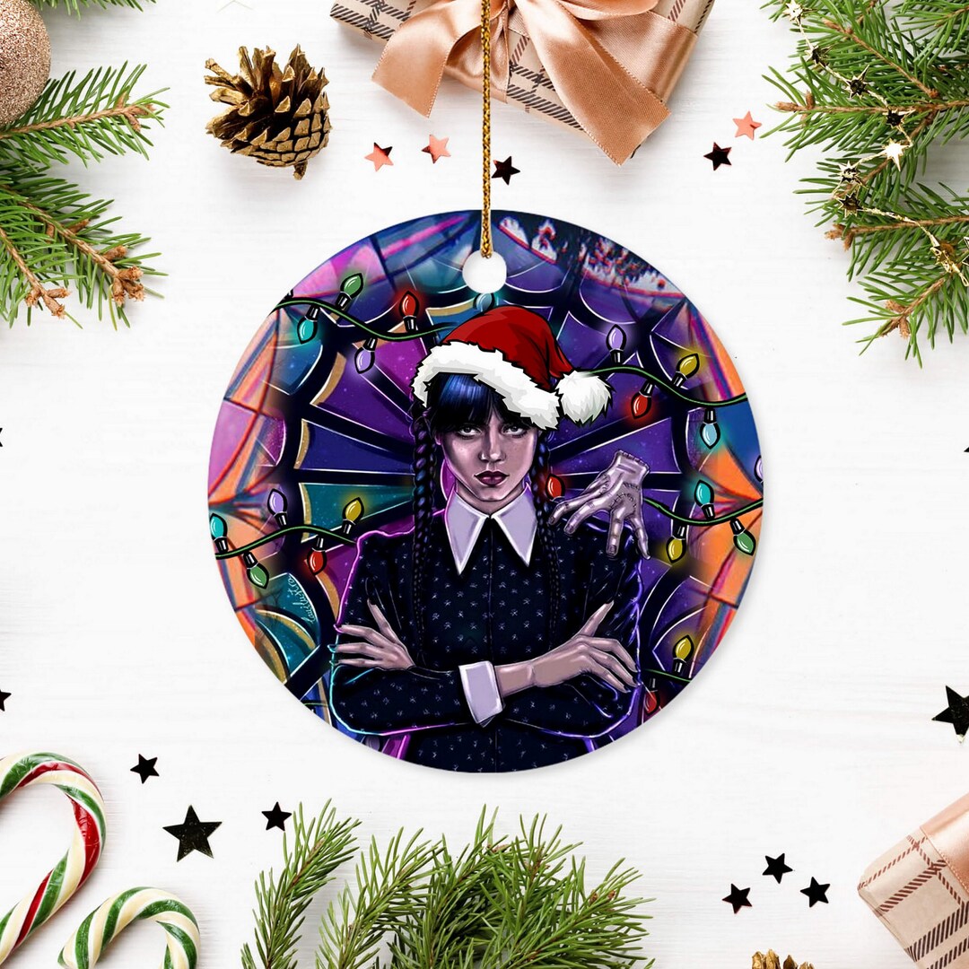 Wednesday Addams Ornament 2023 Christmas Ornament Kids - Etsy