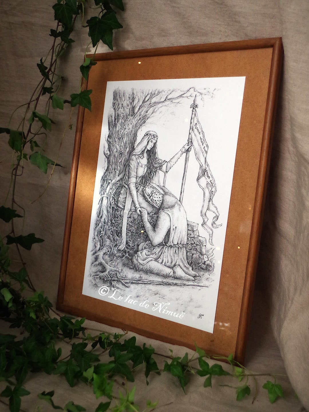 The Cité - LIMITED EDITION PRINT, Medieval Original Illustration Fine ...