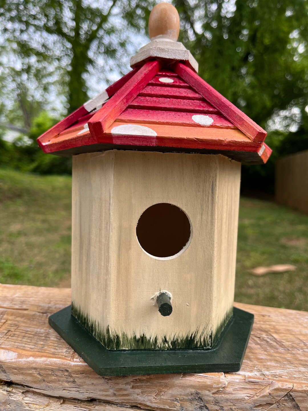Mushroom Bird House - Etsy