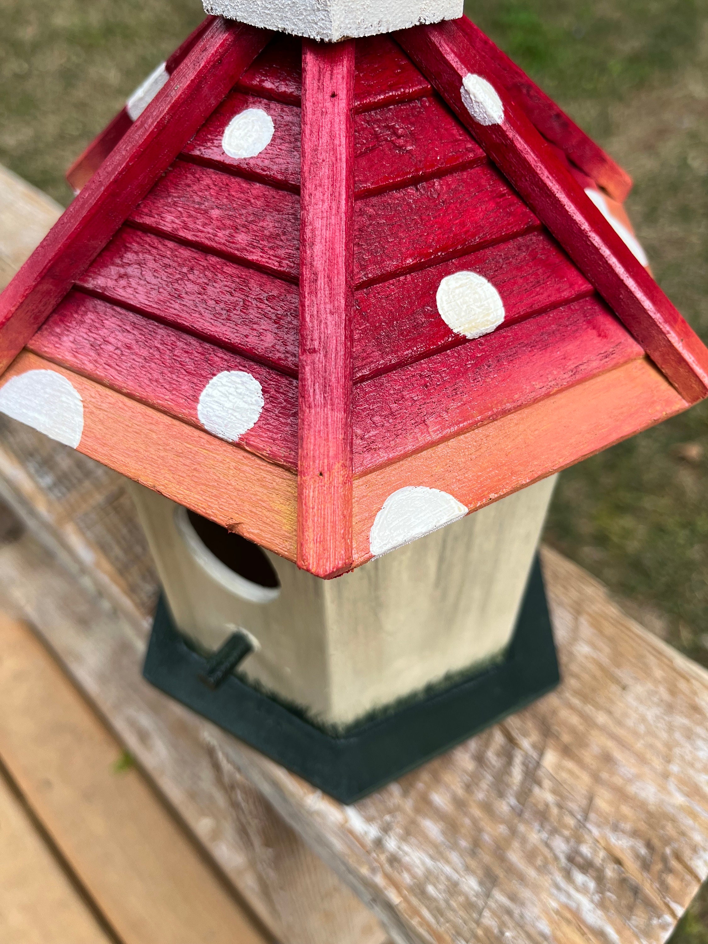 Mushroom Bird House - Etsy