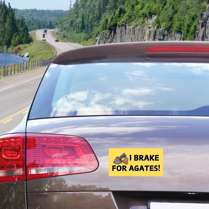 Agate Bumper Sticker for Rockhound Gift for Agate Collector Decal ...