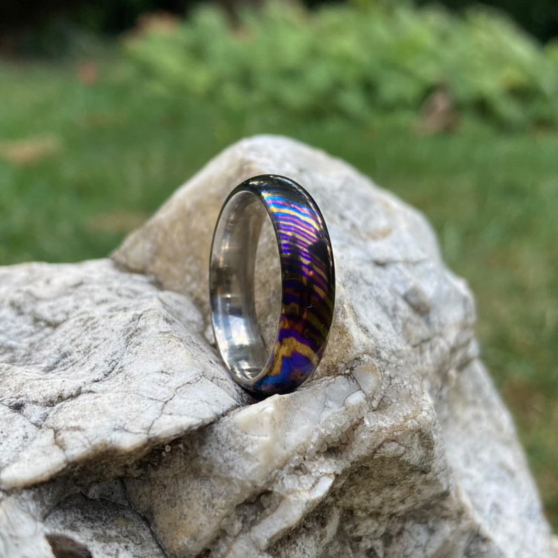 Timascus Signet Ring - Etsy