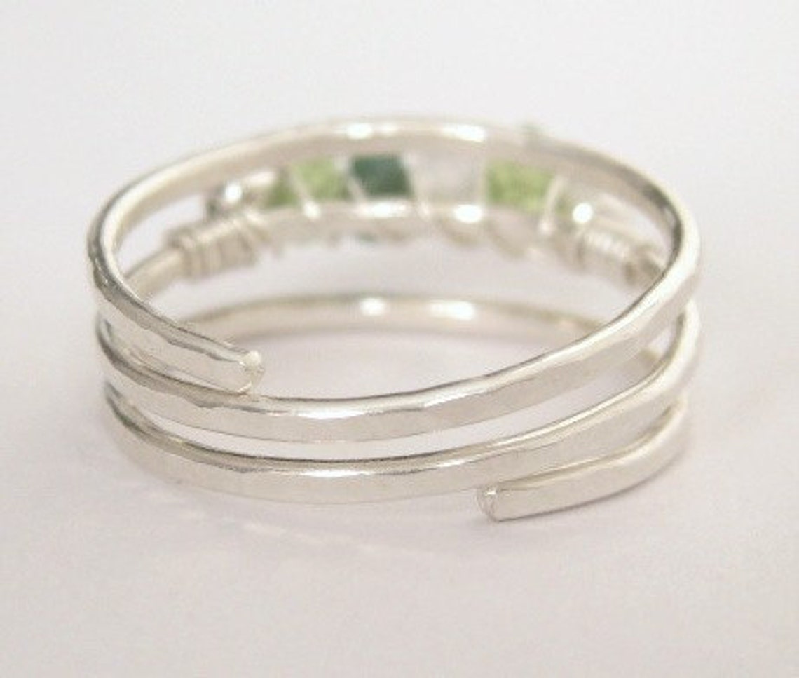 Mothers ring / Grandmother ring / Family Birthstone Ring | Etsy