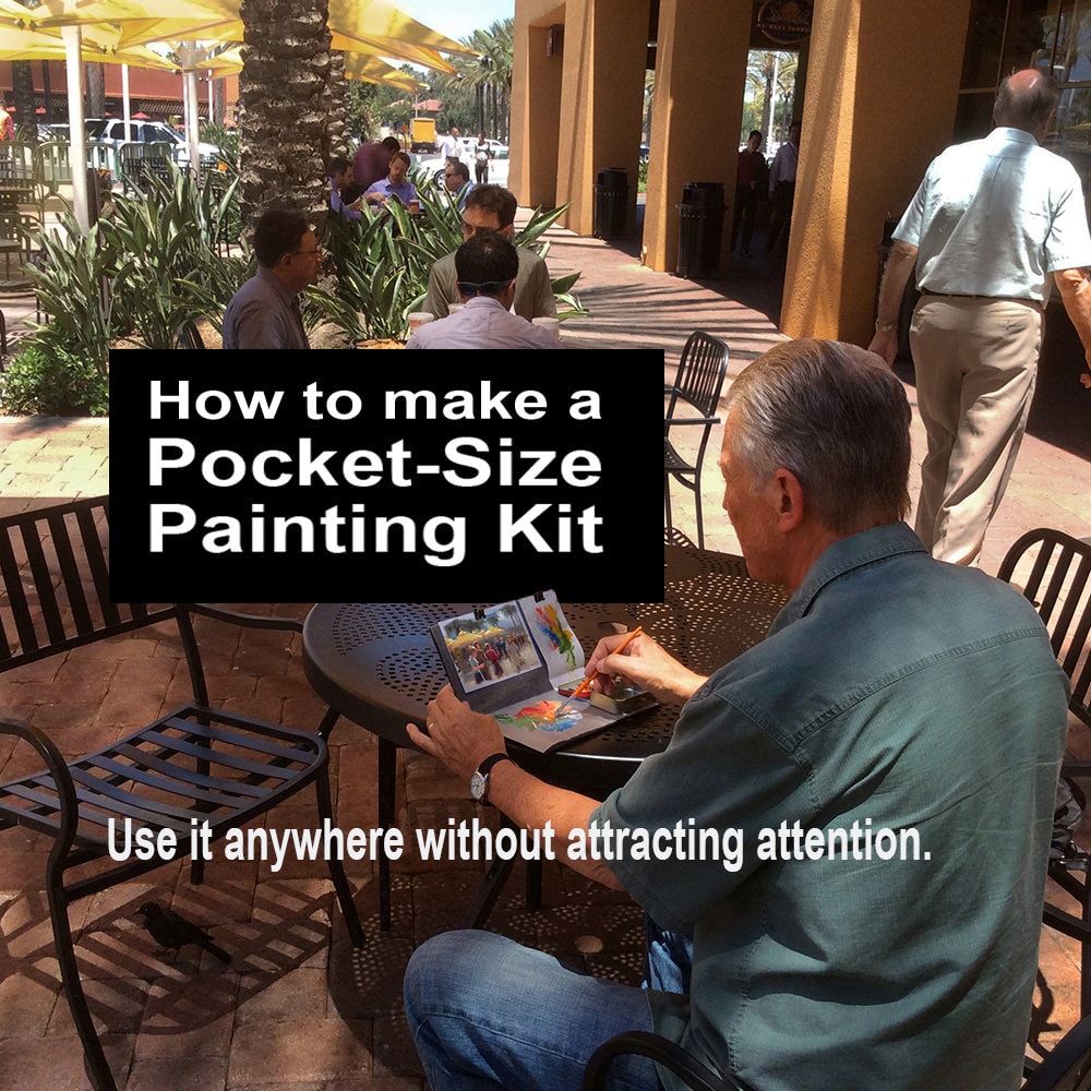 How to Make a POCKET-SIZE Painting Kit That Goes Everywhere - Etsy