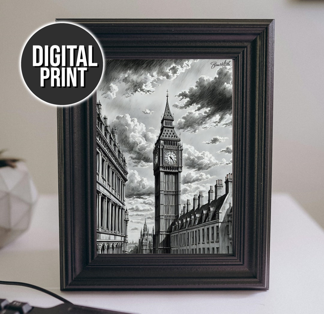 Pencil Perspectives: big Ben A Beautiful Pencil Sketch of London's ...
