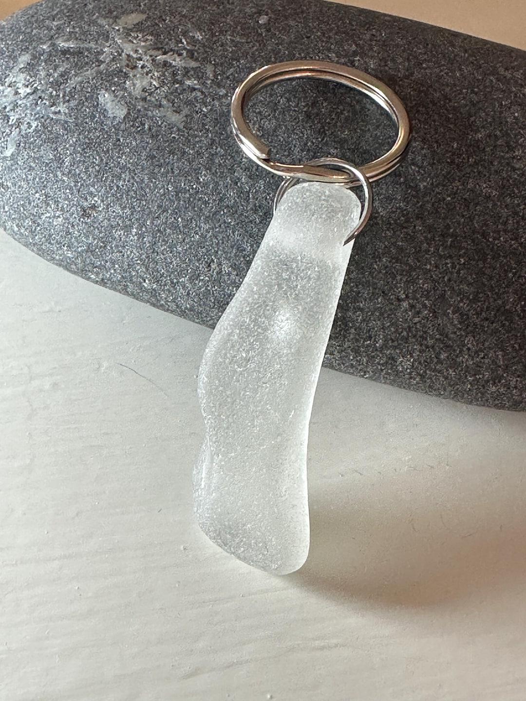Sea Glass Keychain - THE BEACH HOUSE - Etsy