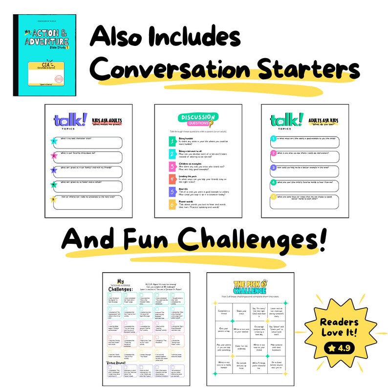 A Bible Story Adventure Book PLUS Bible Study for Kids | 40+ Fun ...