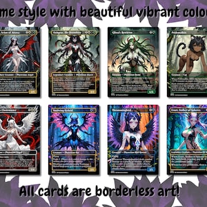 Atraxa INFECT Anime Style Waifu Ready to Play Commander Deck Custom ...