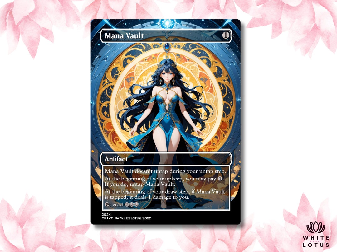Mana Vault Anime Waifu Custom Proxy Card MTG - Etsy