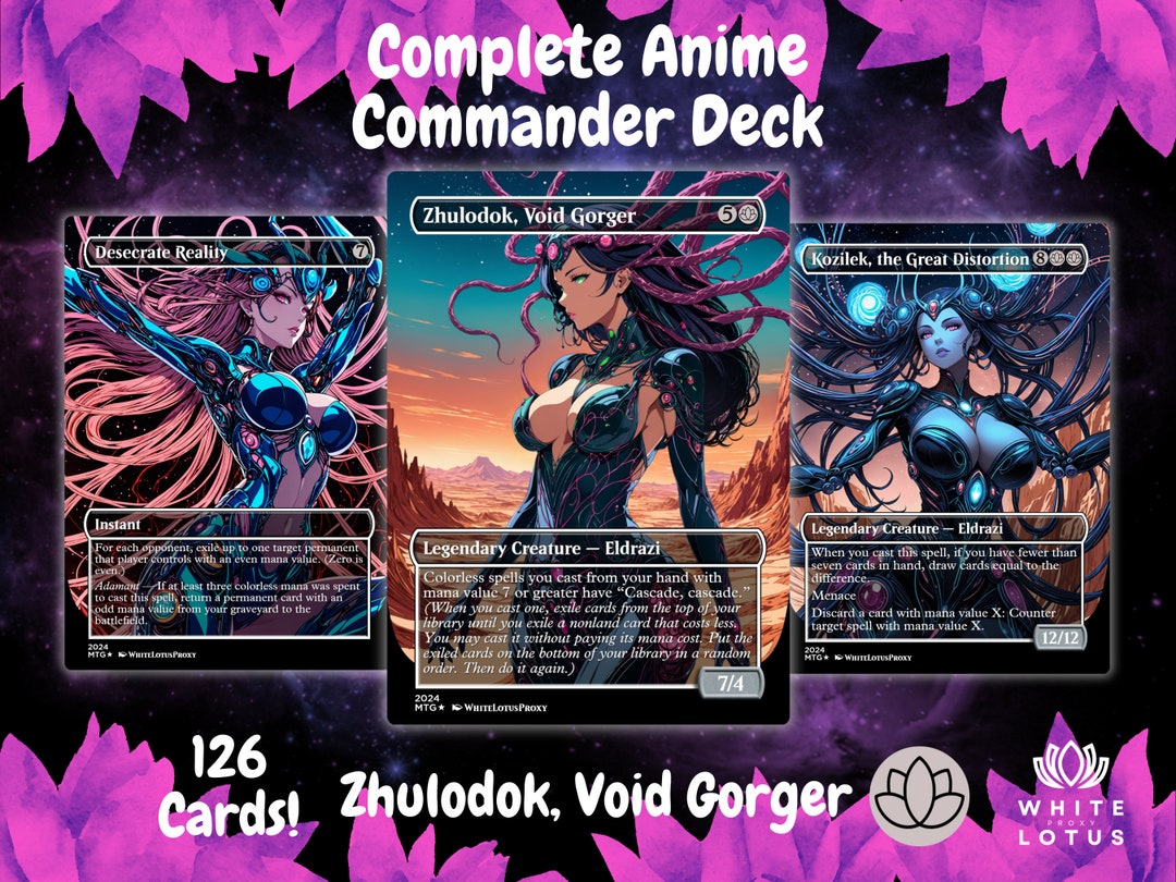 Zhulodok Void Gorger Eldrazi Anime Style Waifu Commander Deck Custom ...