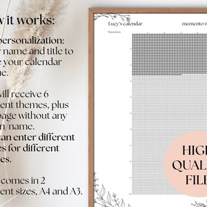 Memento Mori Personalized Stoic Calendar, Her & Him Birthday Gift ...