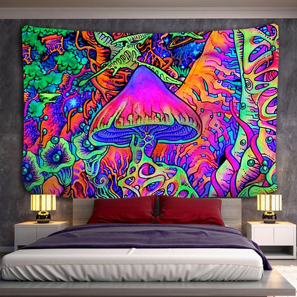 Psychedelic Tapestry - Etsy