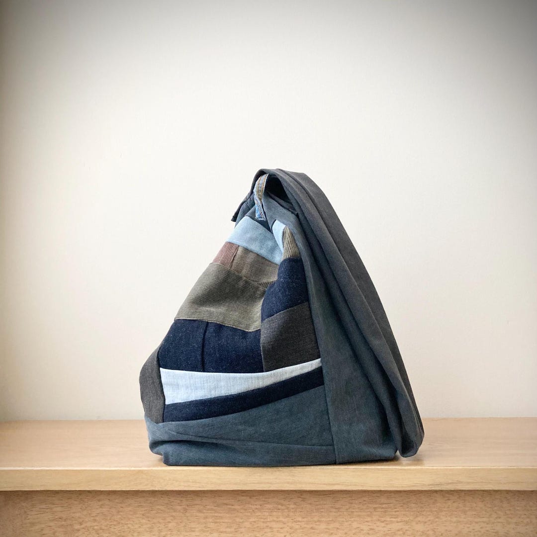 Joodito Origami Cocoon Bag Japanese Boro Patchwork Hobo Sling Tote ...