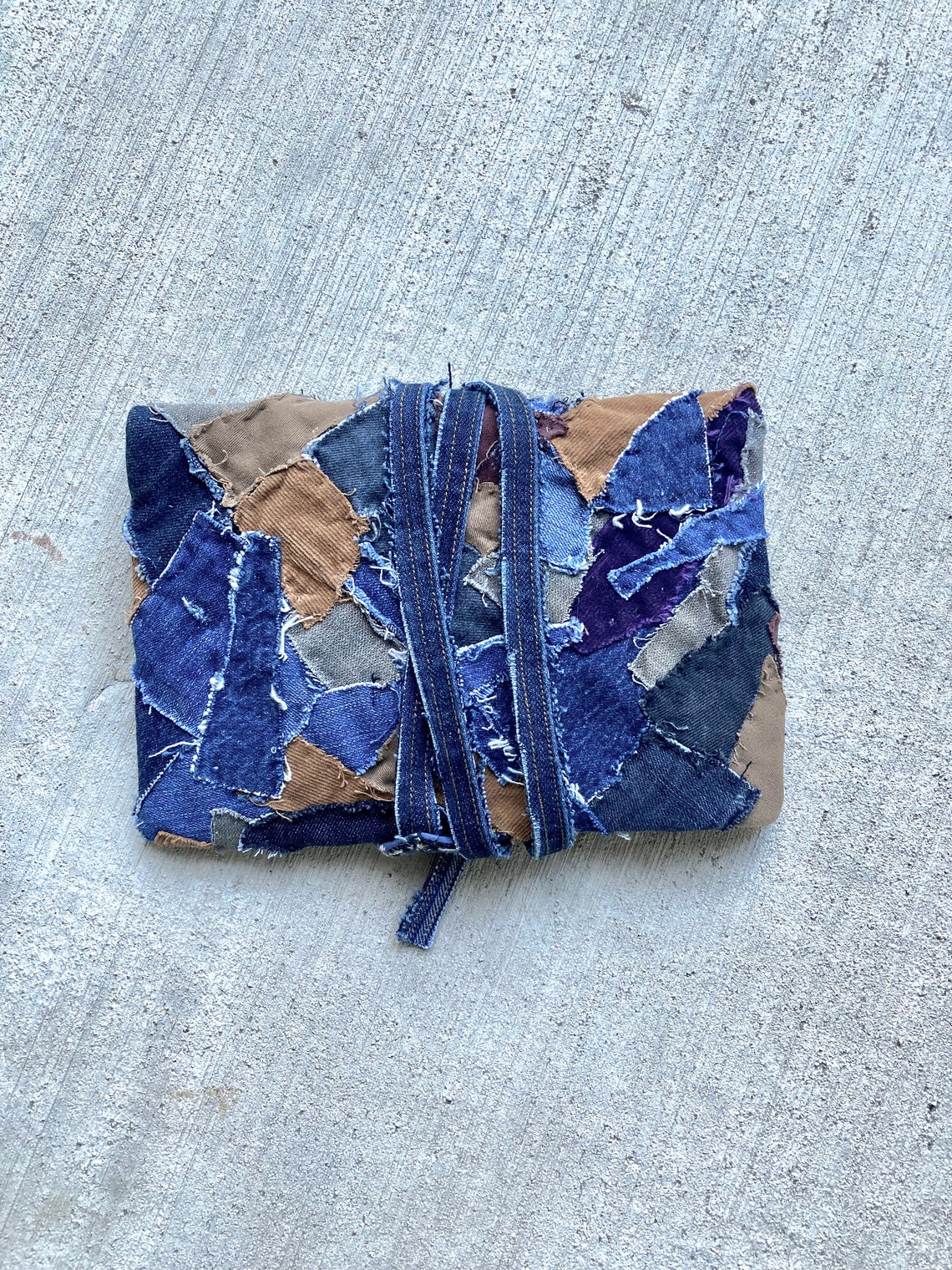 Joodito Boro Sashiko Patchwork Envelope Clutch Bag Handbag Japanese ...