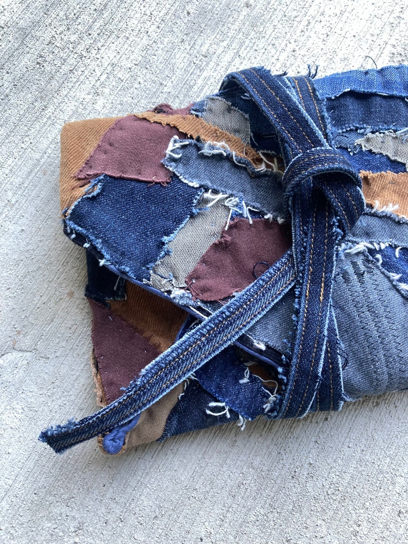 Joodito Boro Sashiko Patchwork Envelope Clutch Bag Handbag Japanese ...