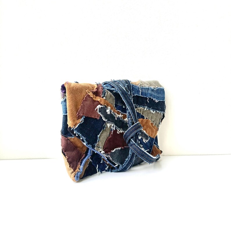 Joodito Boro Sashiko Patchwork Envelope Clutch Bag Handbag Japanese ...