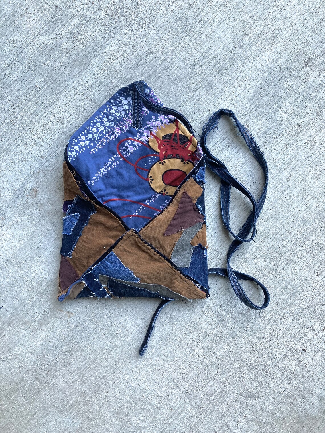 Joodito Boro Sashiko Patchwork Envelope Clutch Bag Handbag Japanese ...