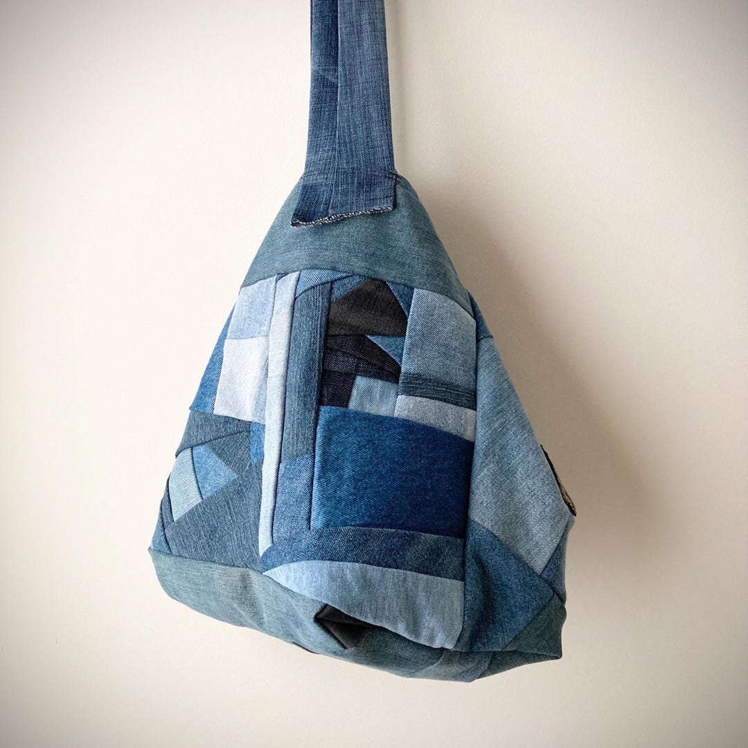 Joodito Origami Cocoon Sling Bag Messenger Japanese Boro Patchwork ...