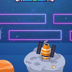 Printable Space Theme Birthday Countdown. With a Cut Out Paper String ...