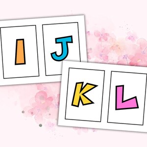 Printable Alphabet Flash Cards, Classroom Decor, Toddlers Preschool ...