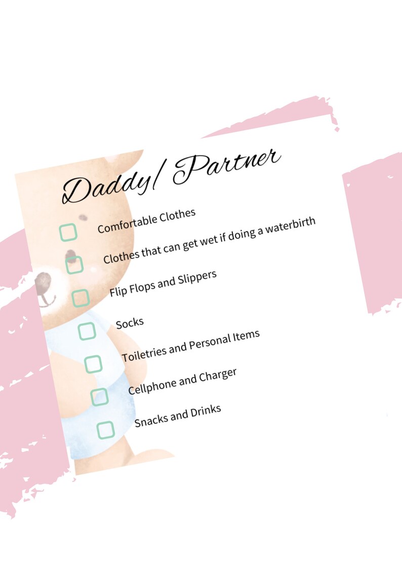 Ultimate Hospital Bag Checklist for the Mom to Be, Easy to Use, What to ...