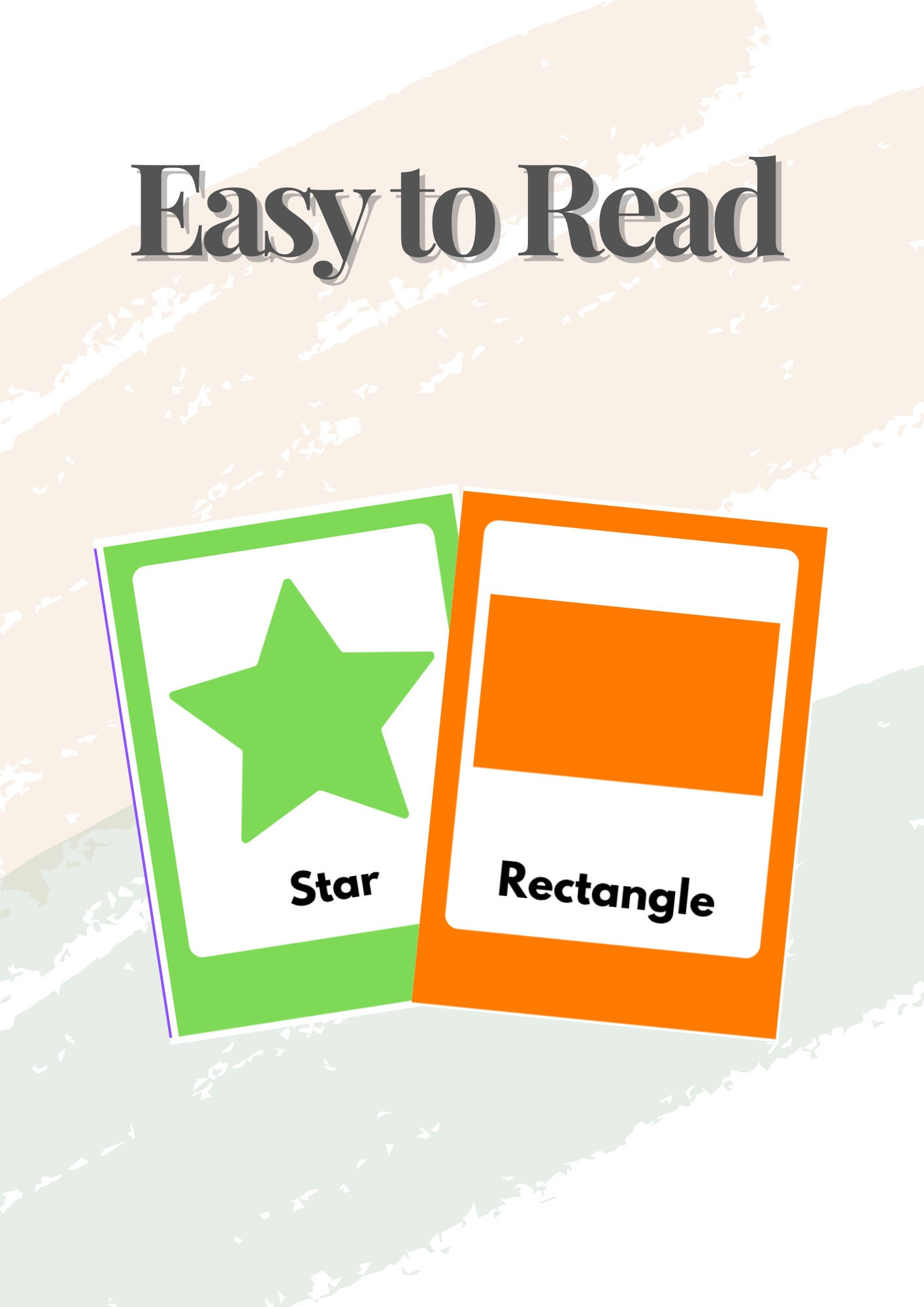 Rainbow Shapes Flash Cards, Preschool Materials, Homeschool Printables ...