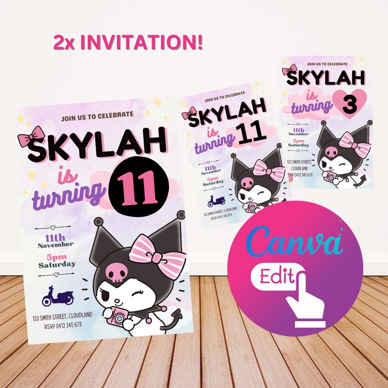 Karumi Birthday Invitations - Etsy