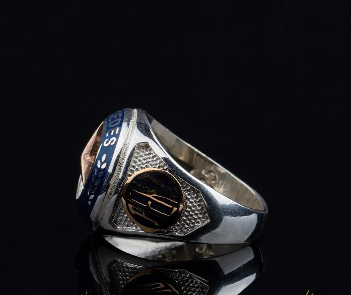 Mercedes Logo Luxury Silver Men's Ring, Passion for Speed, Car Lover ...