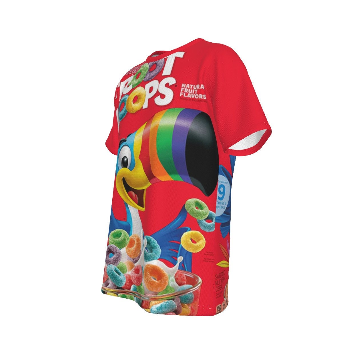 Froot Loops Fruit Loops Cereal Box All-over Print T-shirt - Etsy