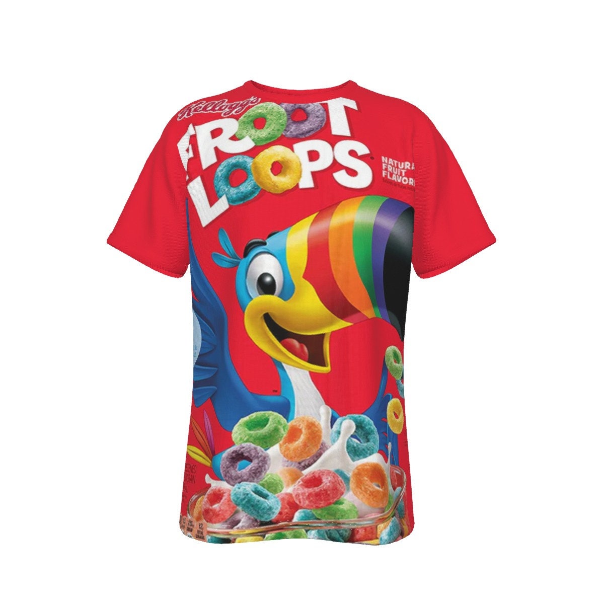 Froot Loops Fruit Loops Cereal Box All-over Print T-shirt - Etsy