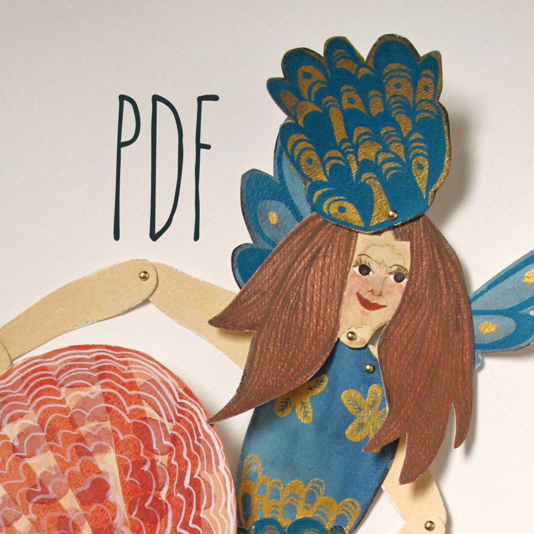Mermaid With Shell PDF / Illustration by Emma Kidd - Etsy