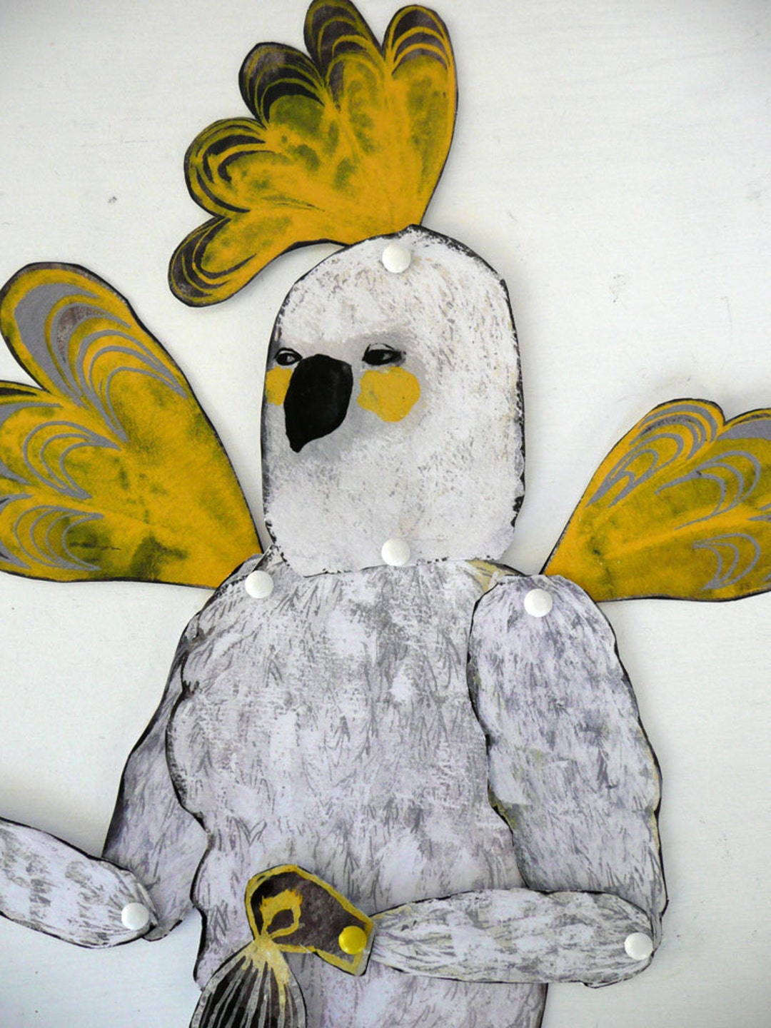 PDF Cockatoo Papageno Articulated Paper Doll DIY - Etsy