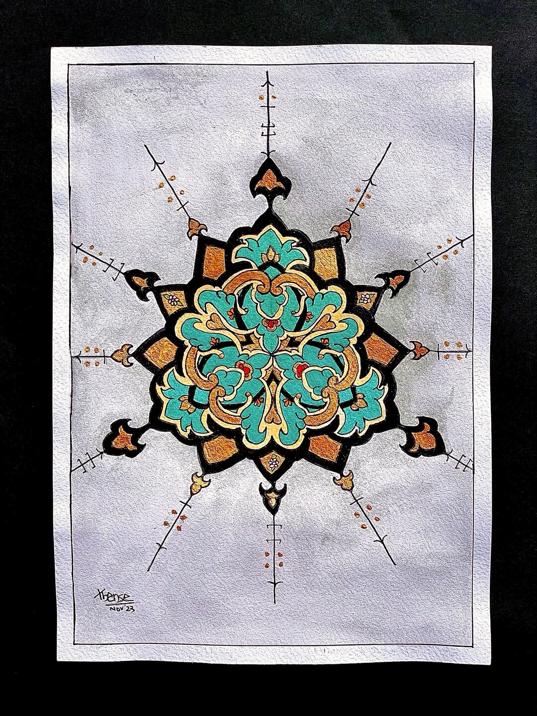 Trillium Islamic Biomorphic Pattern - Etsy