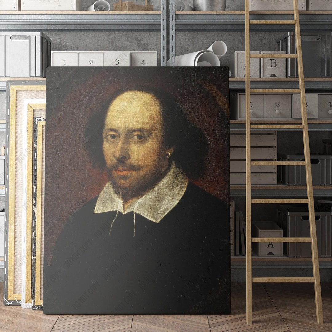 William Shakespeare | Canvas Wall Art | Iconic Posters Prints Paintings ...
