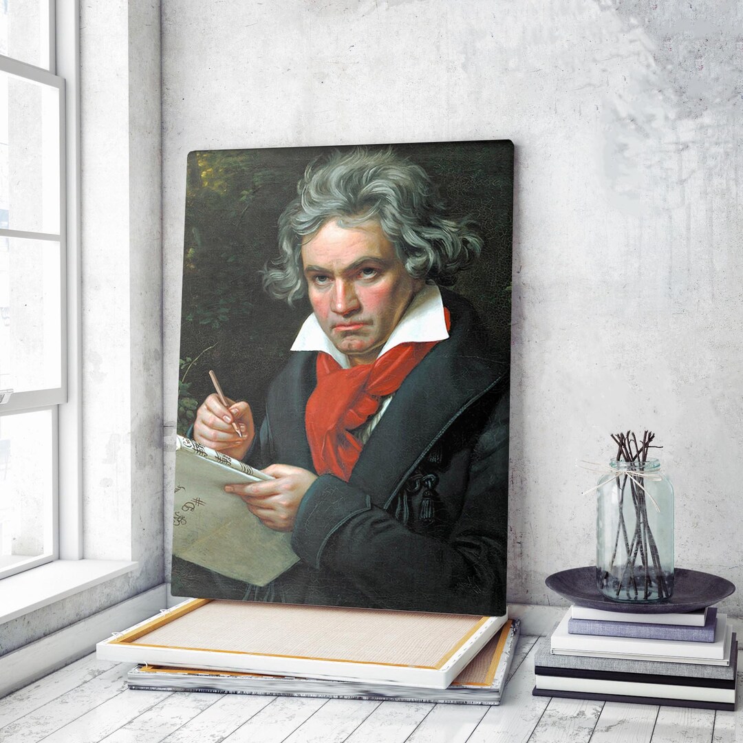 Ludwig Van Beethoven Canvas Wall Art Print | Iconic Posters Prints ...