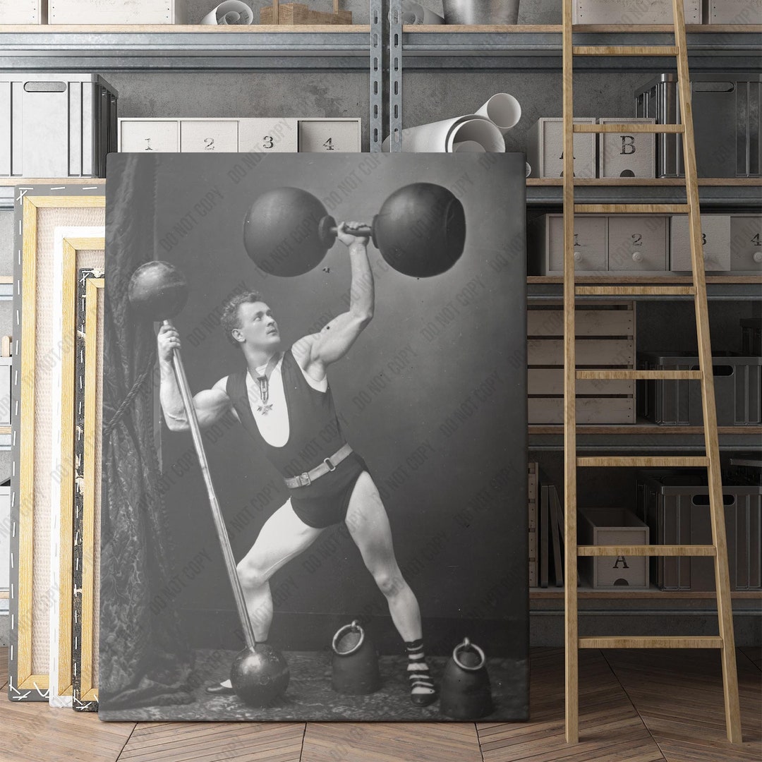 Eugen Sandow the Father of Bodybuilding | Canvas Wall Art | Iconic ...