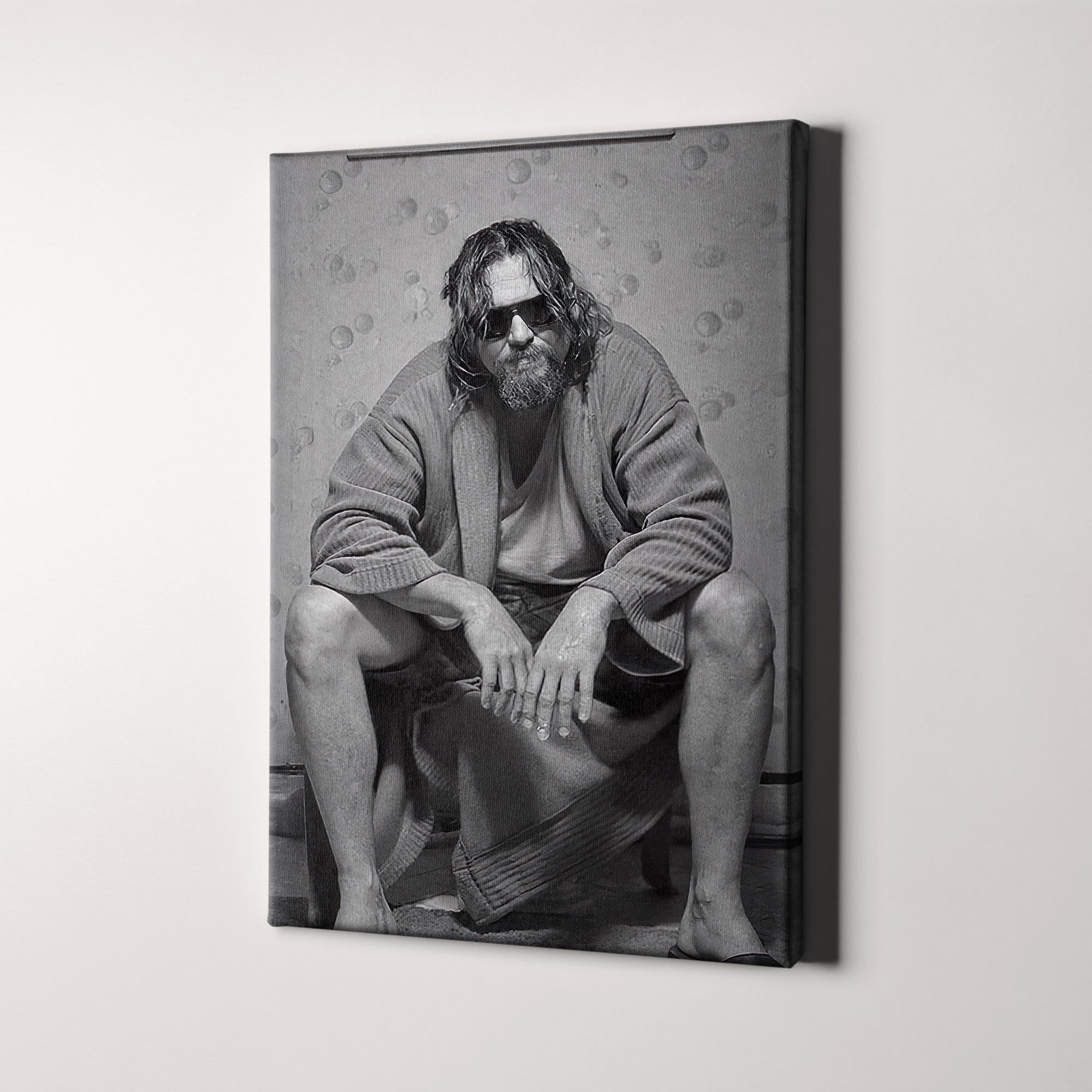The Dude in the Big Lebowski Toilet Scene | Canvas Wall Art Print ...