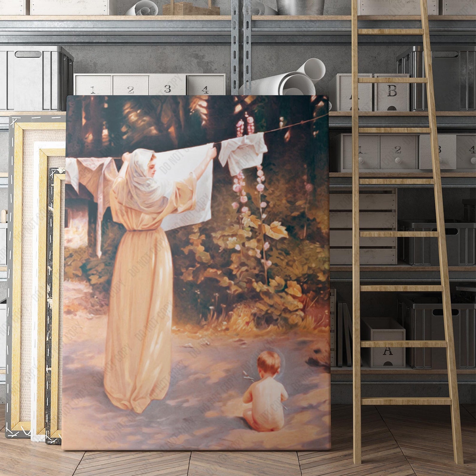 Polish Madonna - Mary & Baby Jesus Canvas Wall Art Print | Iconic ...