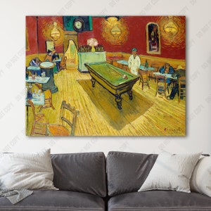 The Night Café (1888) by Vincent Van Gogh | Canvas Wall Art Print ...