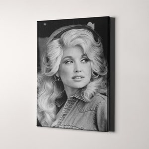 Dolly Parton Canvas Wall Art Print | Iconic Posters Prints Paintings ...