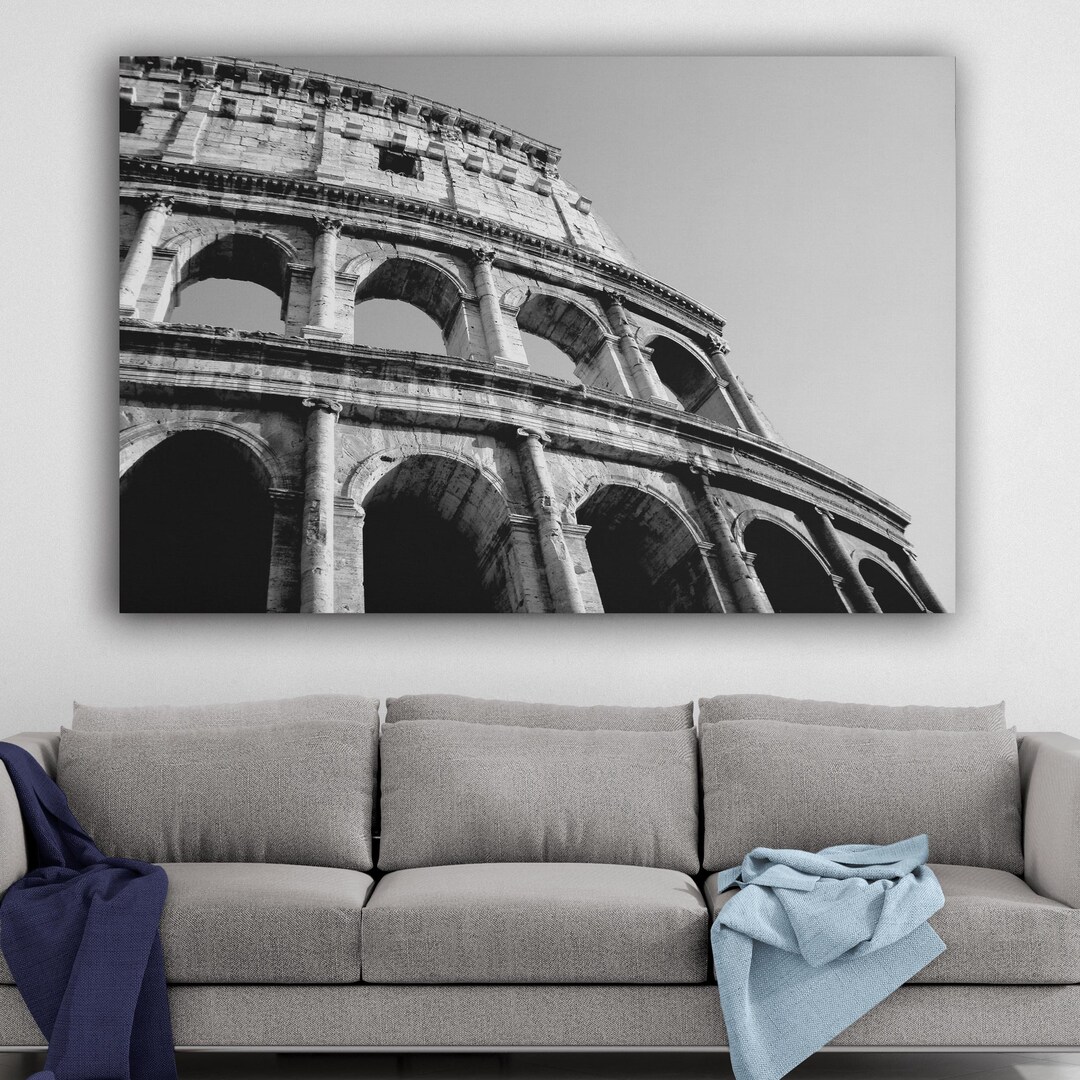 The Roman Colosseum | Canvas Wall Art | Iconic Posters Prints Paintings ...