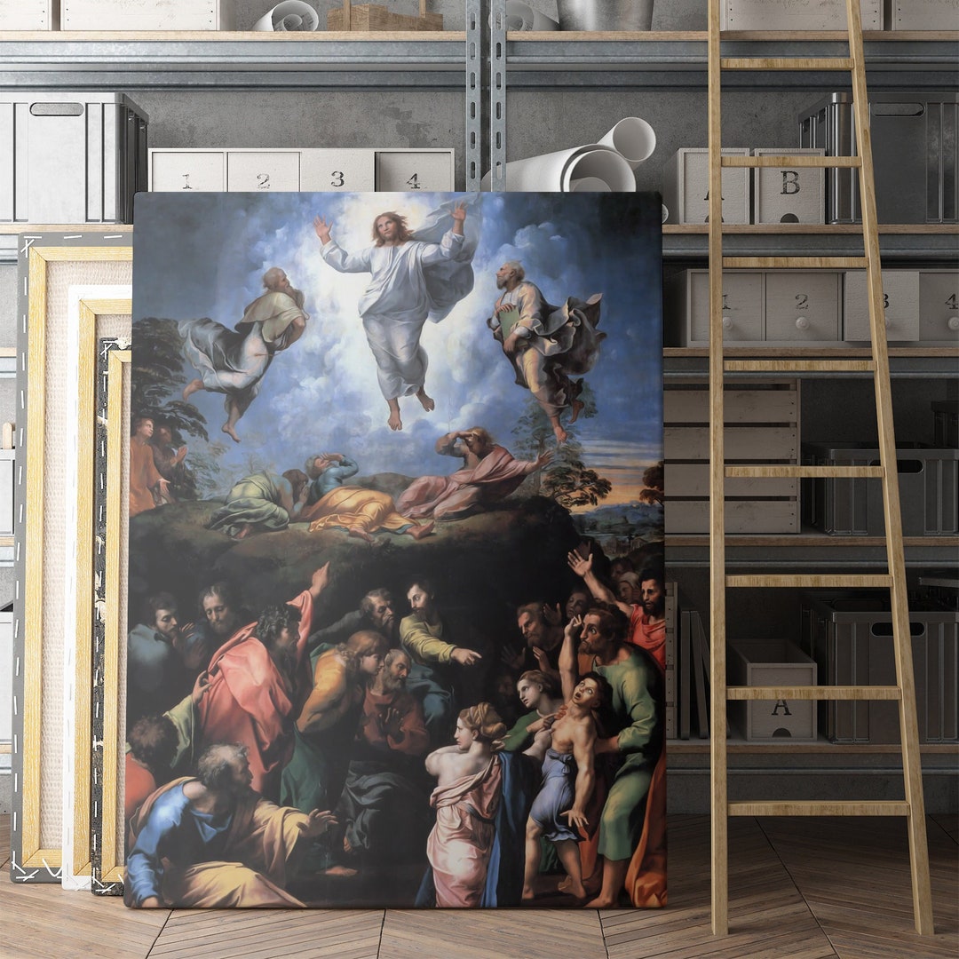 The Transfiguration of Jesus Canvas Wall Art Print | Iconic Posters ...