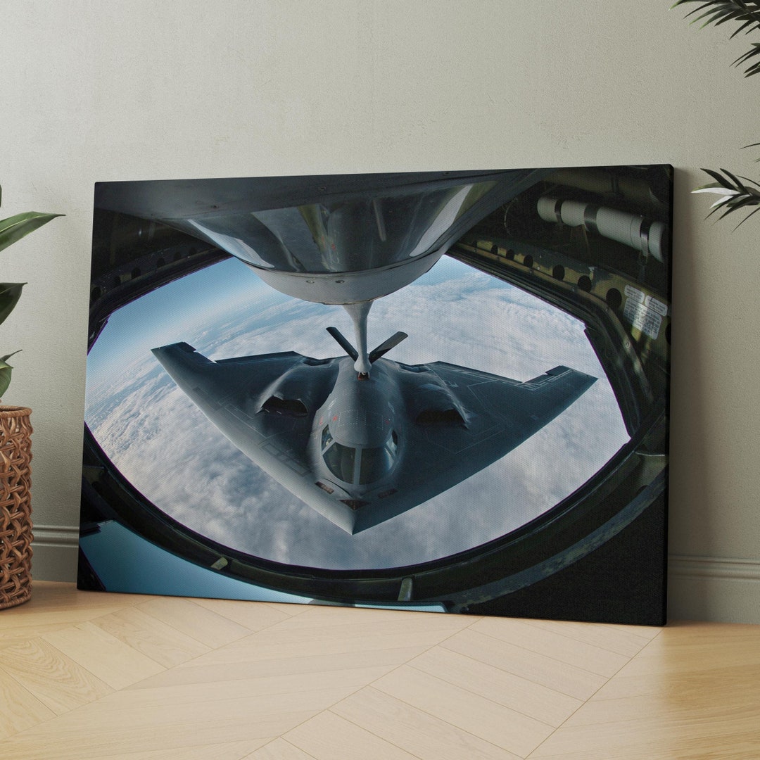B2 Spirit Stealth Bomber Refueling | Canvas Wall Art | Iconic Posters ...