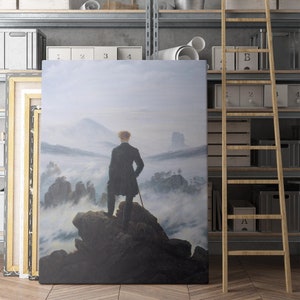 Wanderer Above the Sea of Fog (1818) by Caspar David Friedrich | Canvas ...