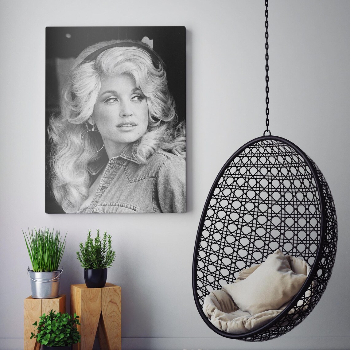 Dolly Parton Canvas Wall Art Print | Iconic Posters Prints Paintings ...