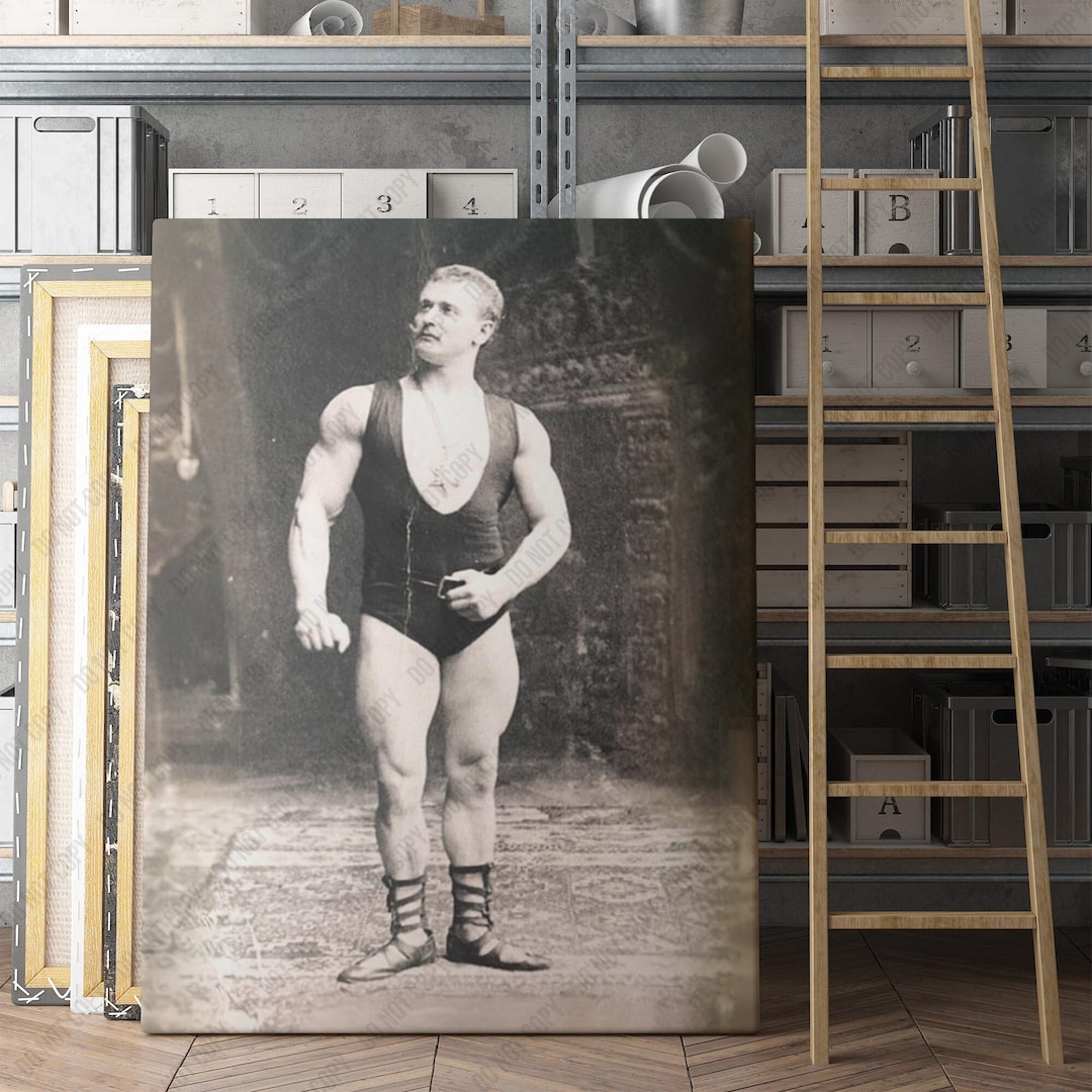 Eugen Sandow the Father of Bodybuilding | Canvas Wall Art | Iconic ...