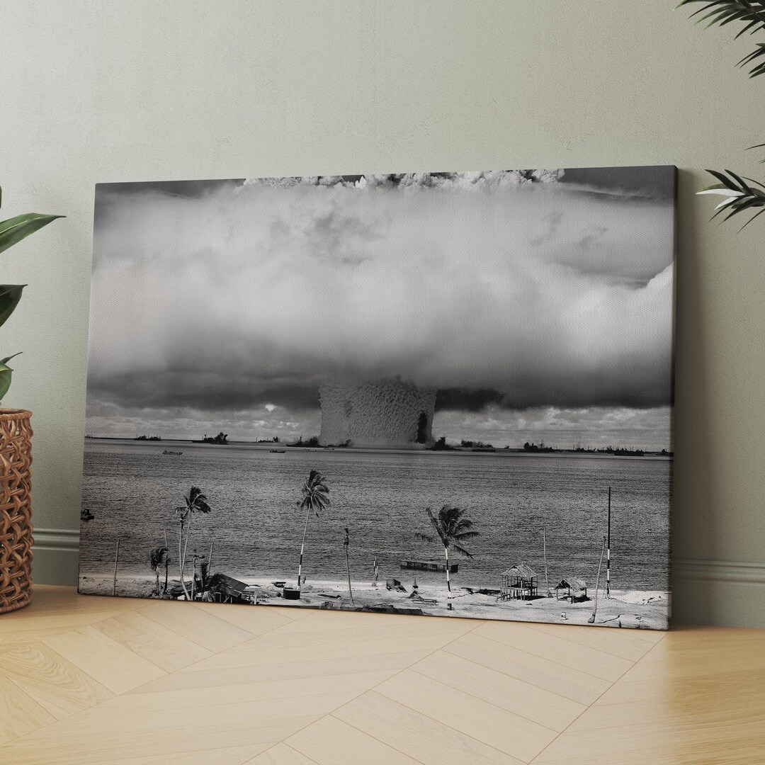 The "baker" Explosion of Operation Crossroads at Bikini Atoll | Canvas ...