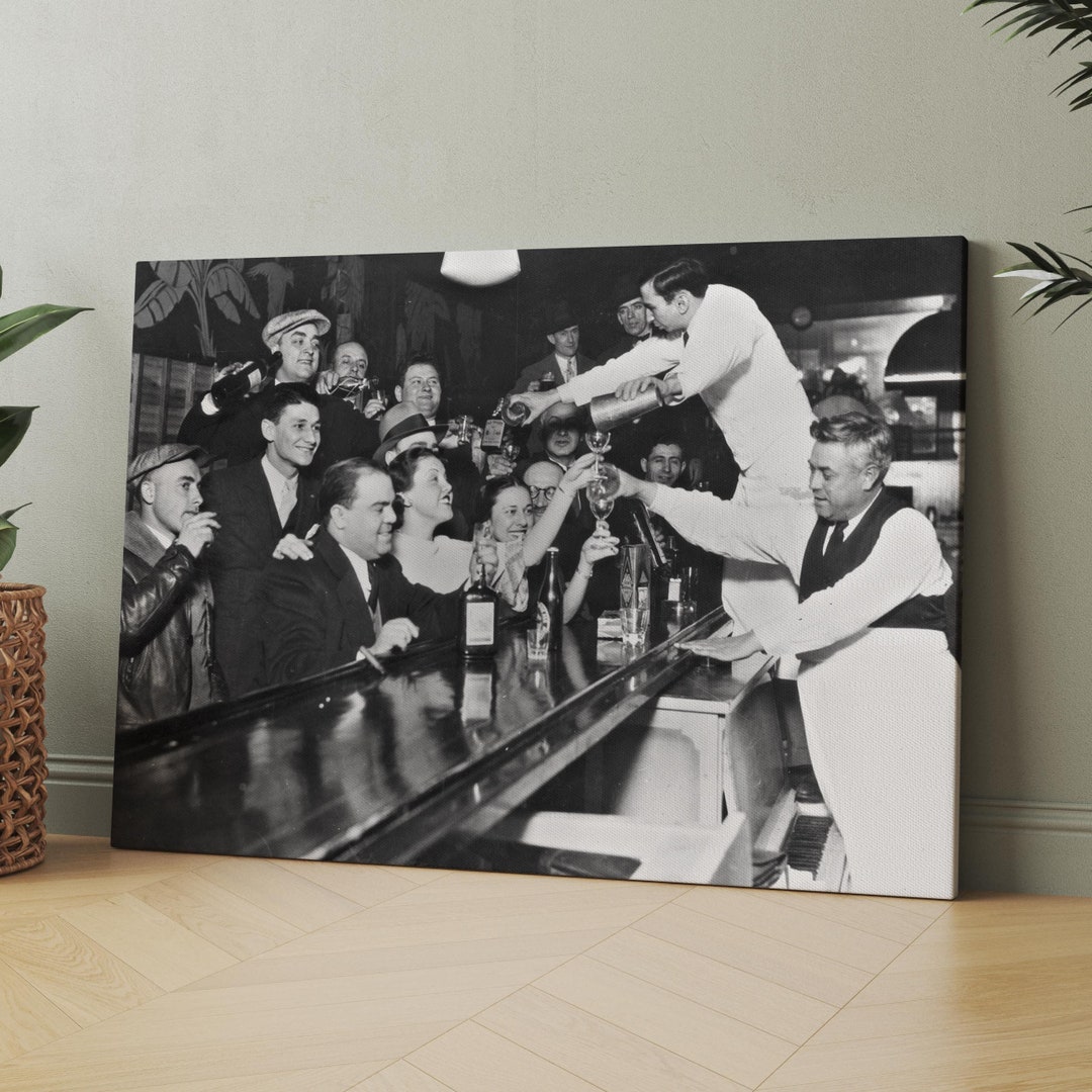 Prohibition Ends - Farewell to the 18th Amendment Canvas Wall Art Print ...