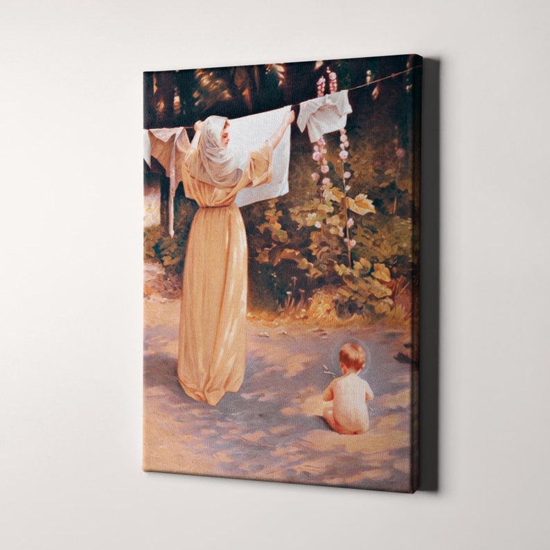 Polish Madonna - Mary & Baby Jesus Canvas Wall Art Print | Iconic ...