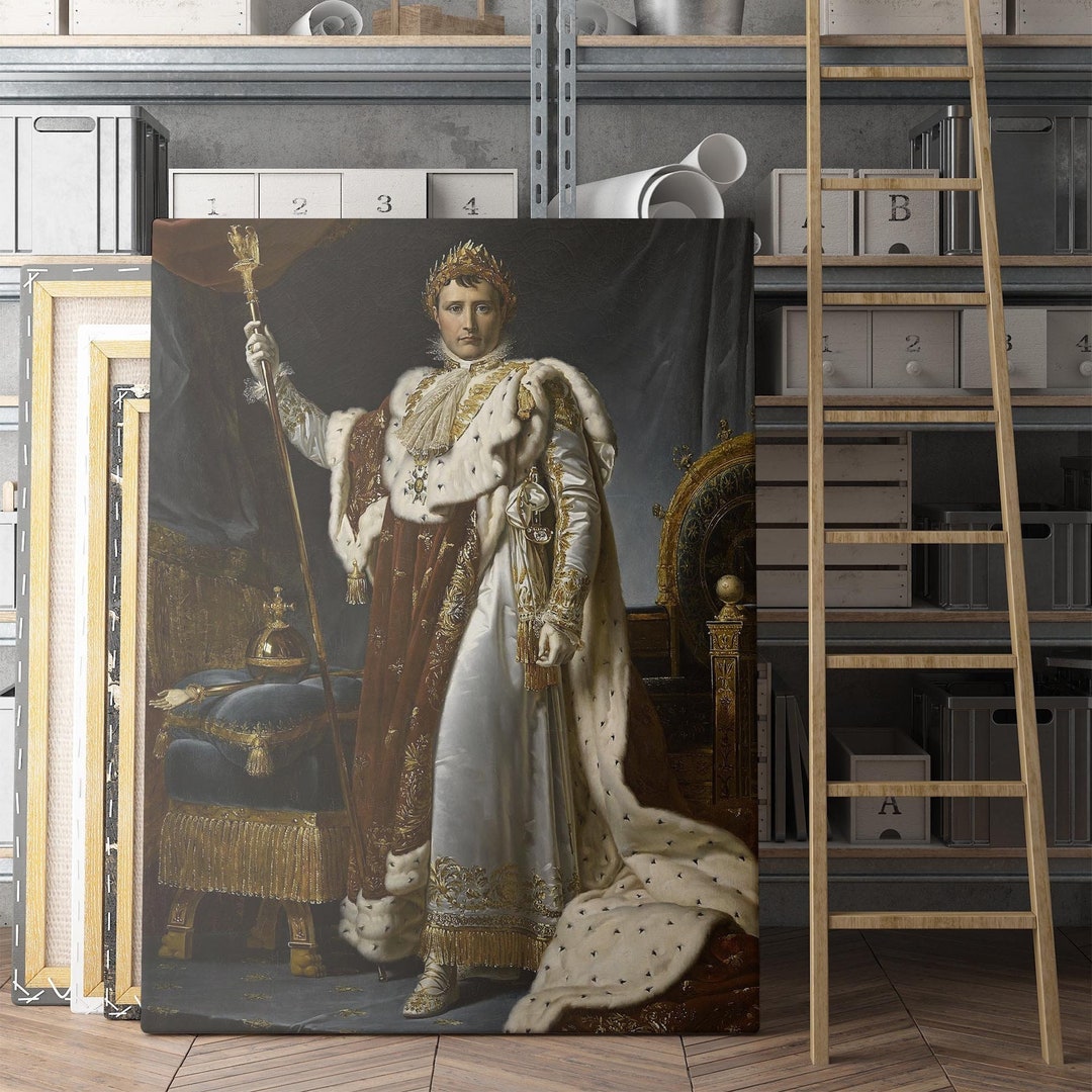 Napoleon Bonaparte Emperor of France | Canvas Wall Art | Iconic Posters ...